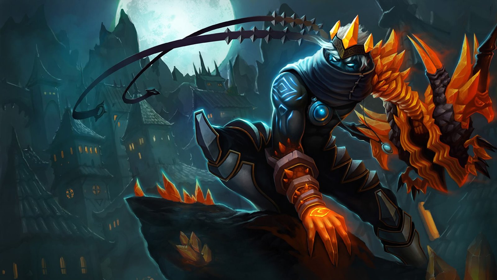 Blight Crystal Varus Chinese Skin | Wallpapers & Fan Arts | League Of ...